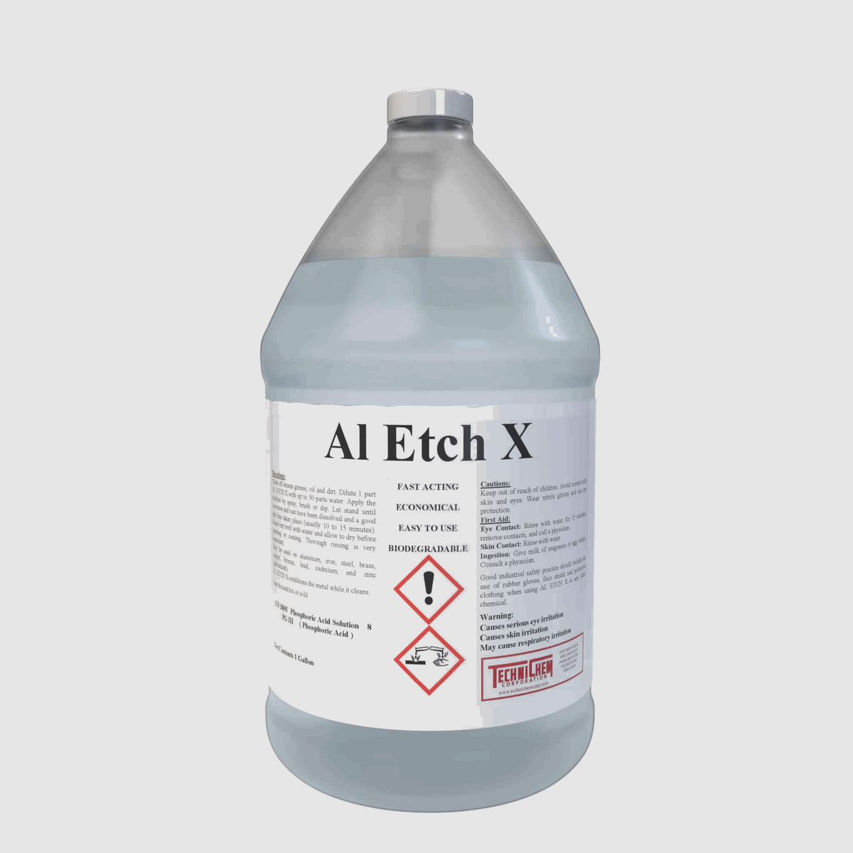 AL ETCH X, Heavy-Duty Cleaner and Paint Prep for Steel — TECHNICHEM