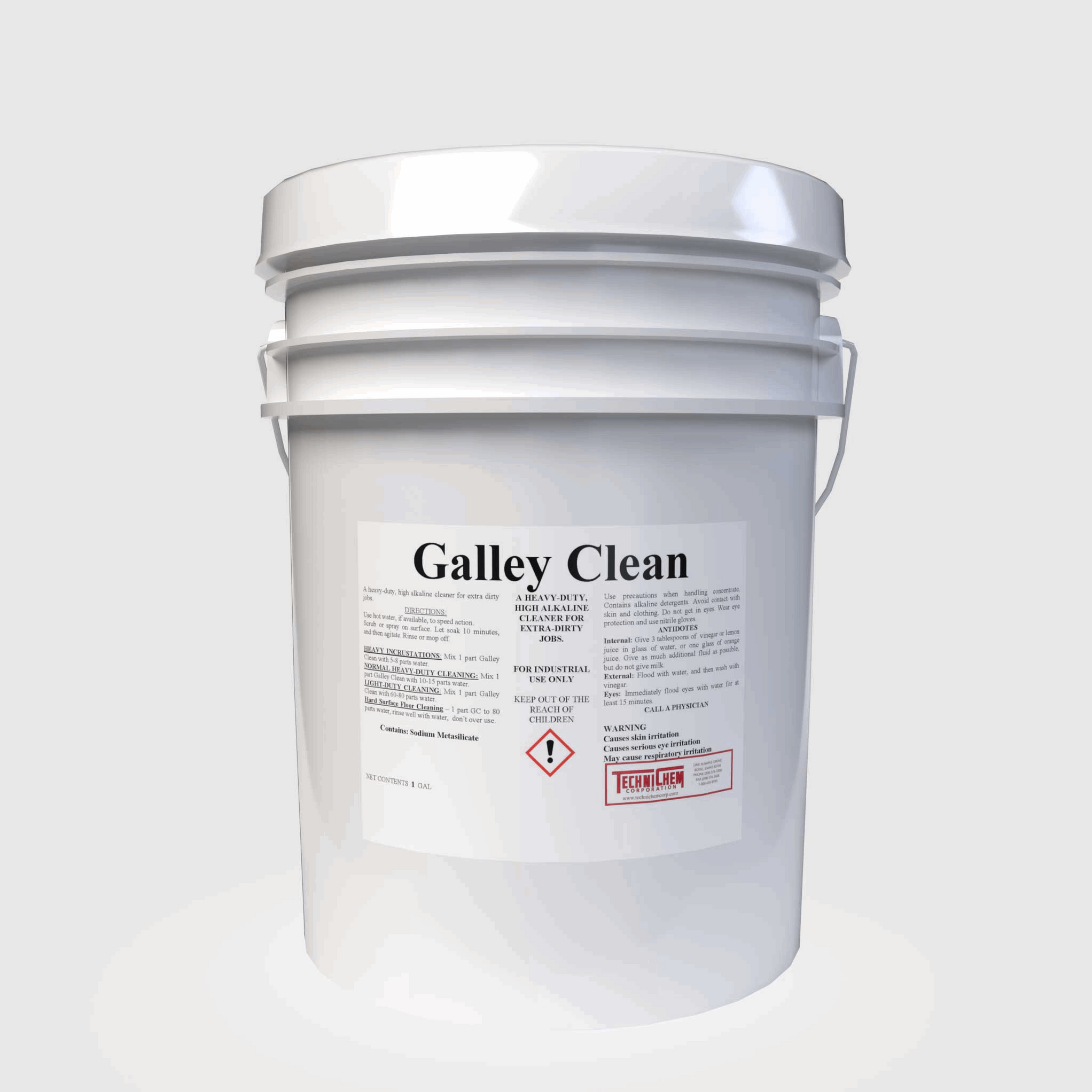 GALLEY CLEAN, Limpiador Desengrasante para Pisos — TECHNICHEM