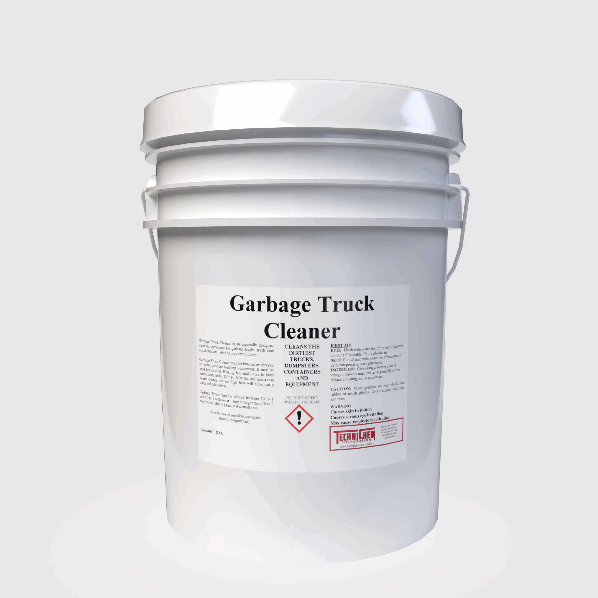 GARBAGE TRUCK CLEANER, Heavy Duty Vehicle Detergent — TECHNICHEM