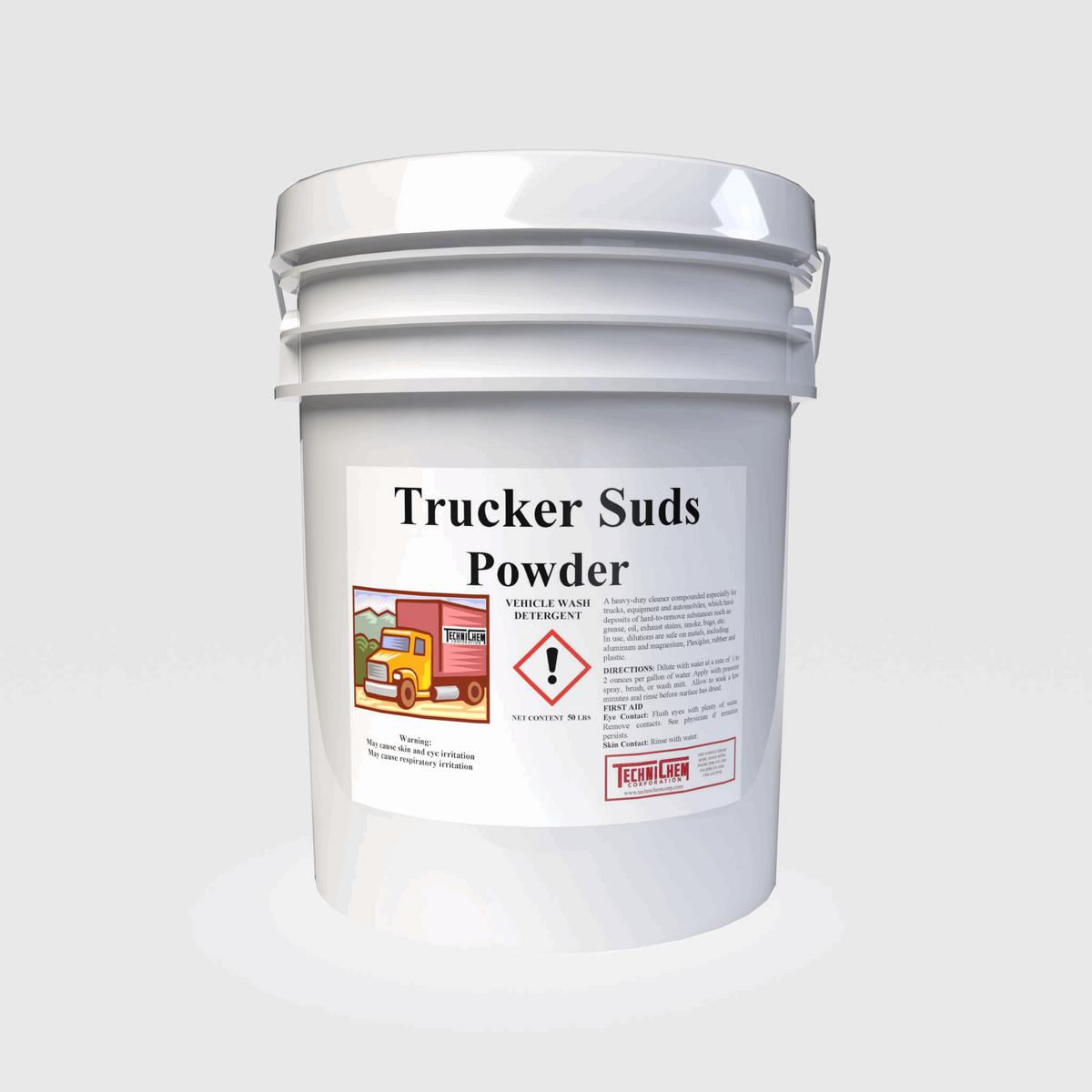 TRUCKER SUDS POWDER, Vehicle Detergent — TECHNICHEM